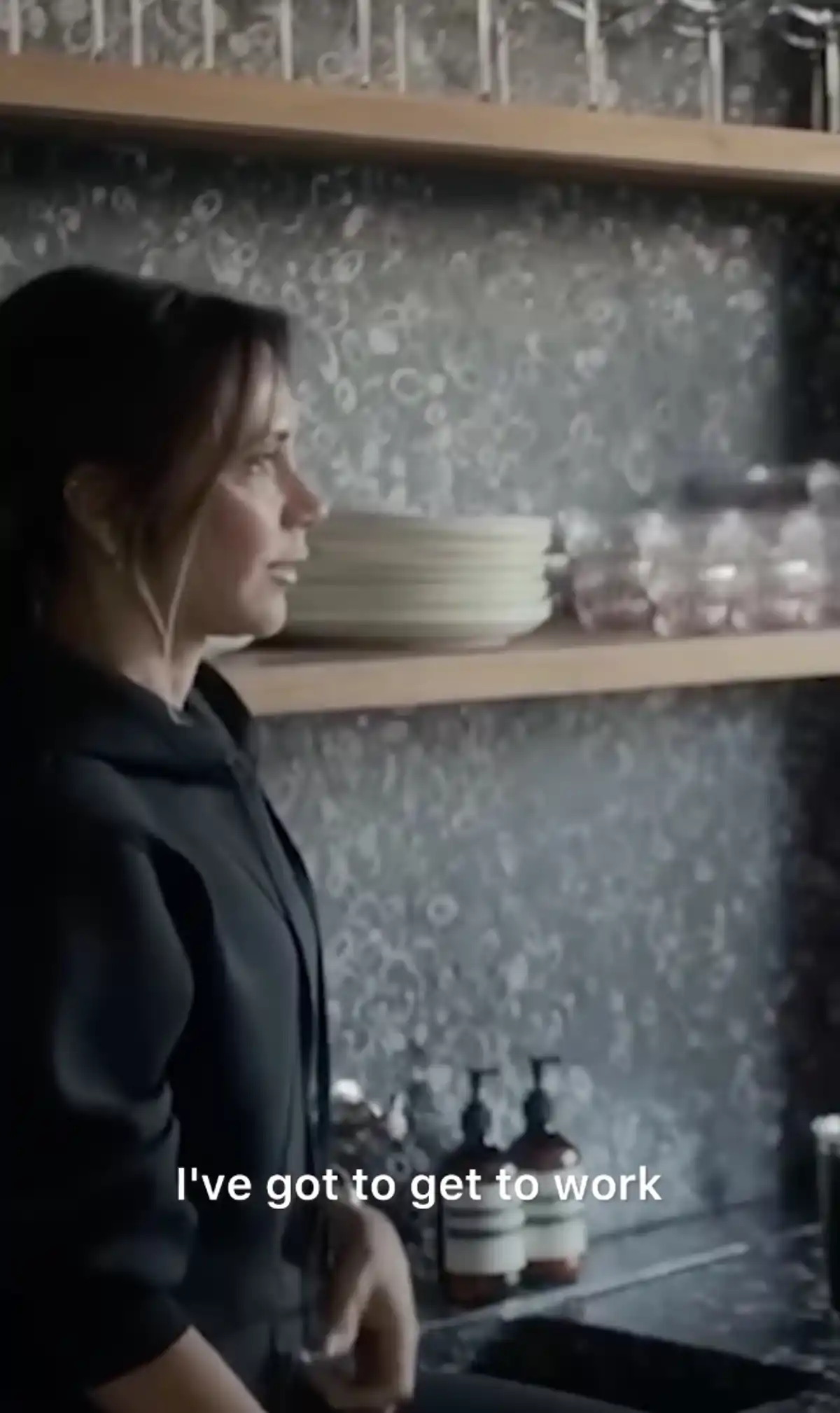 La elegante cocina de Victoria y David Beckham: con armarios con color ...